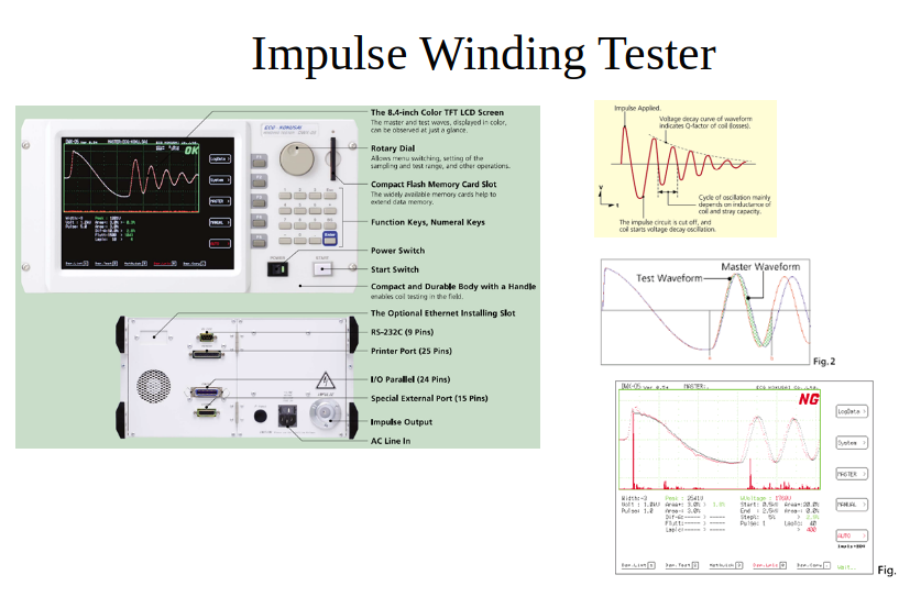 Motors and Coil tester by PromiseEngineer – Impulse Winding Tester DWX ...